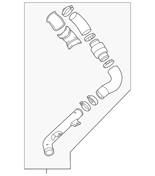 2015-2019 Hyundai Hose & Tube Assembly 28250-2B710 | OEM Parts Online