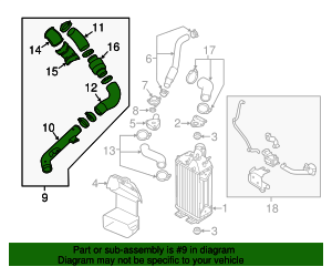 2015-2019 Hyundai Hose & Tube Assembly 28250-2B710 | OEM Parts Online