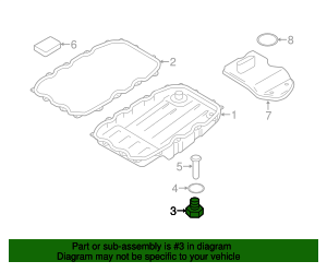 2011-2017 Volkswagen Touareg Drain Plug WHT-005-510 | OEM Parts Online