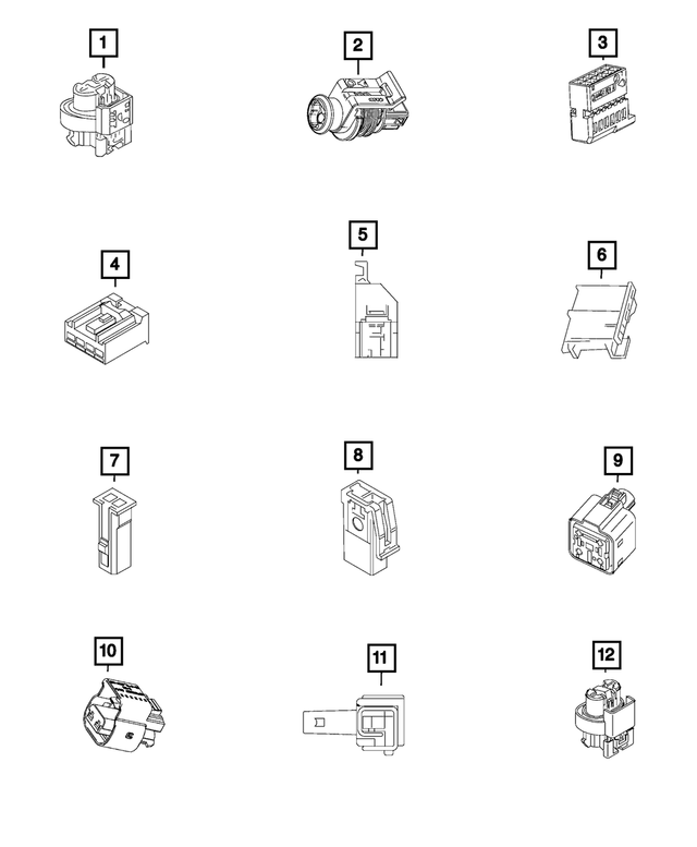 2014-2022 Mopar Electrical Connector 68235868AA | Mopar.com National eStore