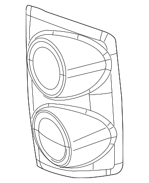 2007-2009 Dodge Lamp 55277302AC | Mopar Parts Canada