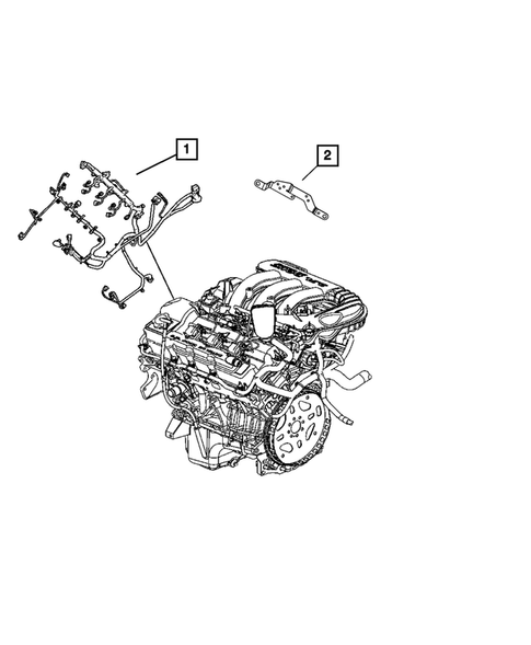 Wiring-Powertrain for 2010 Dodge Journey | DodgeParts.com