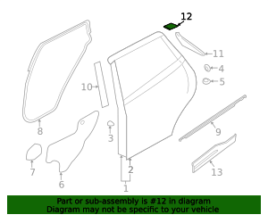 2018-2024 Nissan Kicks Black Out Tape 82819-5RB0A | Temecula Nissan Parts