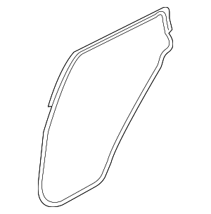 82831-5RB0A - Door Weather-Strip 2018-2024 Nissan Kicks | Nissan Parts ...
