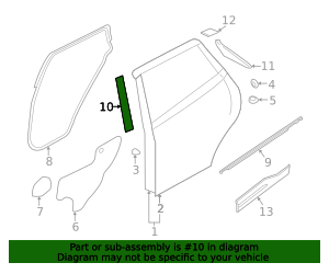 82816-5RB0A - 2018-2024 Nissan Kicks - Black Out Tape | Anicra Nissan Parts