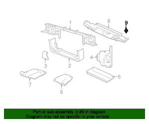 2000-2011 Ford Sight Shield Clip W706519-S300 | FordPartsOnSale.com