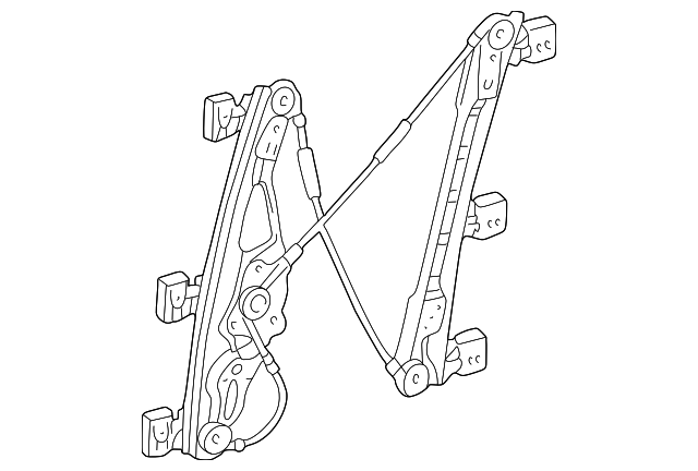 211-720-03-46 - Window Regulator 2000-2009 Mercedes-Benz | Mercedes ...