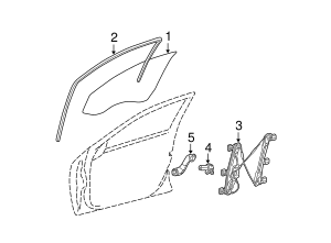 2117200346 - Window Regulator 2000-2009 Mercedes-Benz | AutoNationParts.com