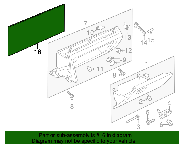 2012-2021 Volkswagen Passat Sound Absorber 000-863-890 | OEM Parts Online