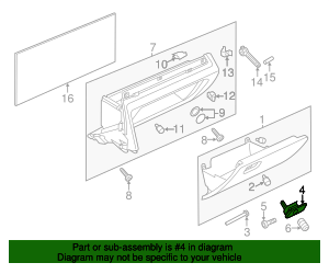 2012-2019 Volkswagen Passat Latch 561-857-147-A-H67 | OEM Parts Online