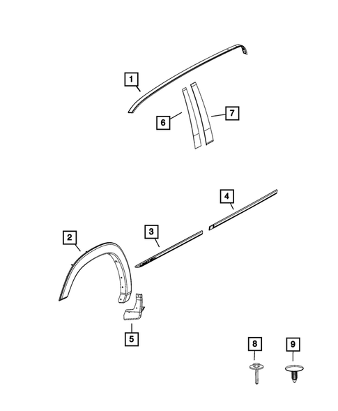 Moldings and Ornamentation for 2019 Ram 3500 | Mopar Online Parts