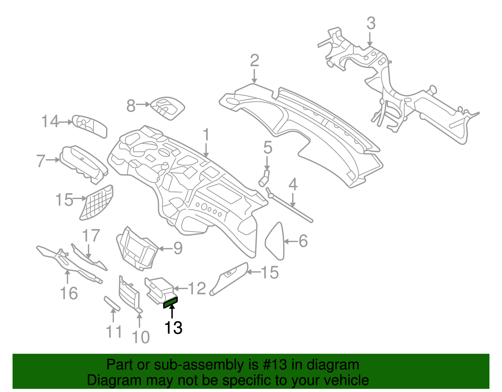 84550-2G200A0 - Ashtray 2006-2008 Kia Optima | Kia.Parts Store
