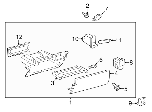 2008-2021 Lexus LX570 Plate 55512-60030 | OEM Parts Online