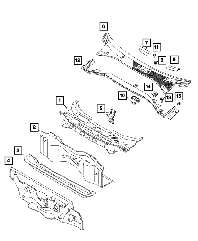 2024 Fiat 500E Dash Cross-Member 68656024AA | Mopar eStore