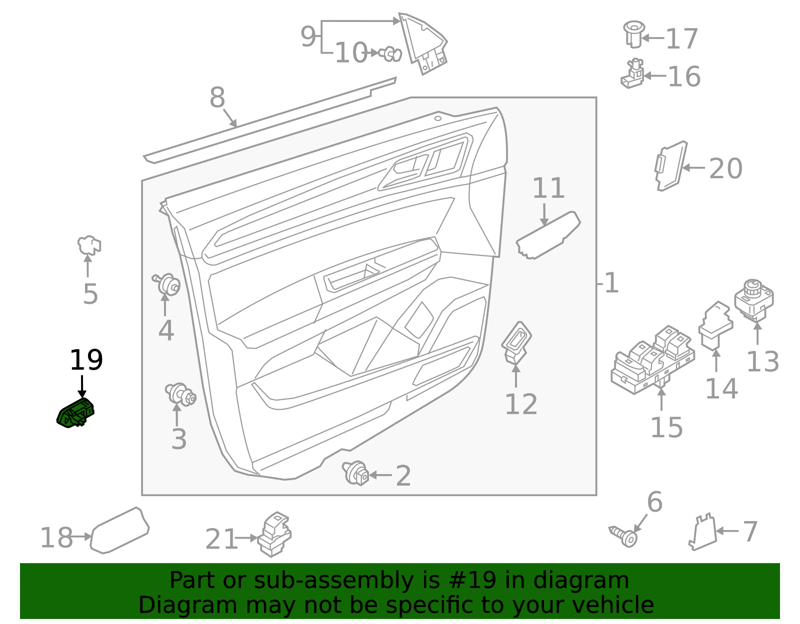3G0-947-411-D - Puddle Lamp 2018-2025 Volkswagen | AutoNation Parts