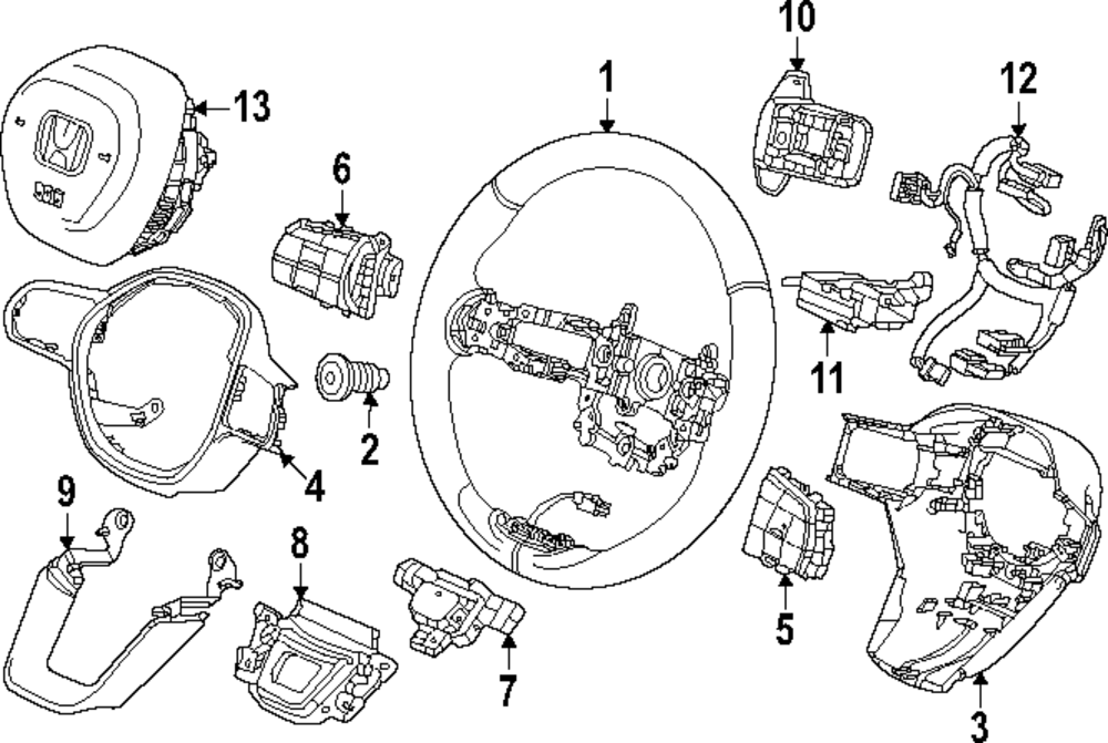 78550-T90-C01 - 2023-2025 Honda Pilot - Control Module | Honda Car Parts Direct