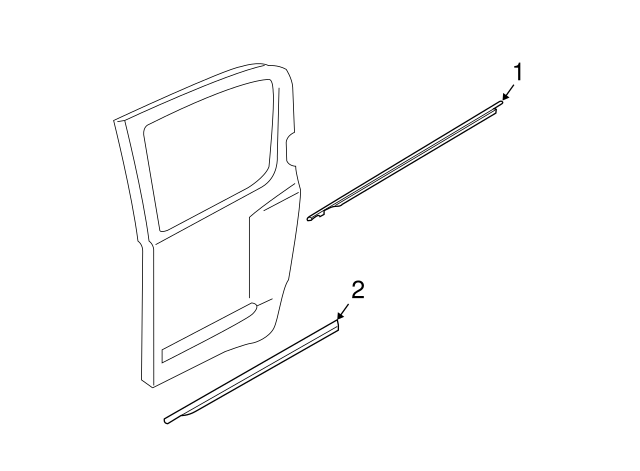 2004-2015 Nissan Belt Weather-Strip 82820-ZC30A | OEM Parts Online