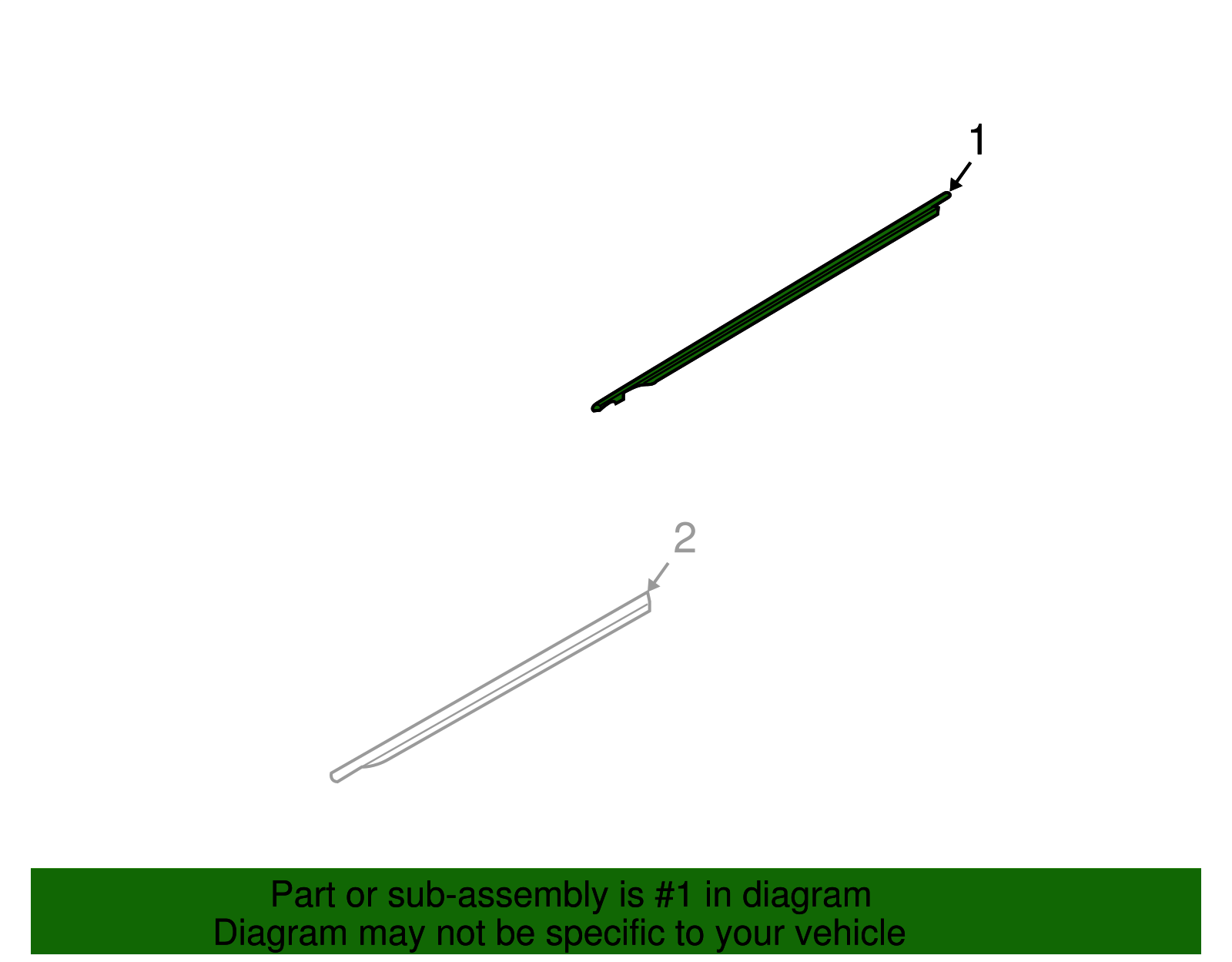 82820-ZC30A - 2004-2015 Nissan - Belt Weather-Strip | Anicra Nissan Parts