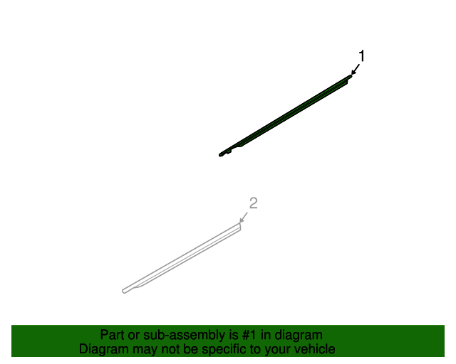 2004-2015 Nissan Belt Weather-Strip 82820-ZC30A | QuirkParts