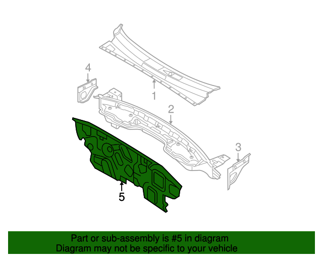 2005-2007 Hyundai Tucson Insulator 84124-2E050 | OEM Parts Online