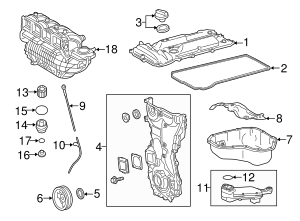 17120-0V050 - Intake Manifold - 2011-2019 Toyota | OEM Genuine Toyota Parts