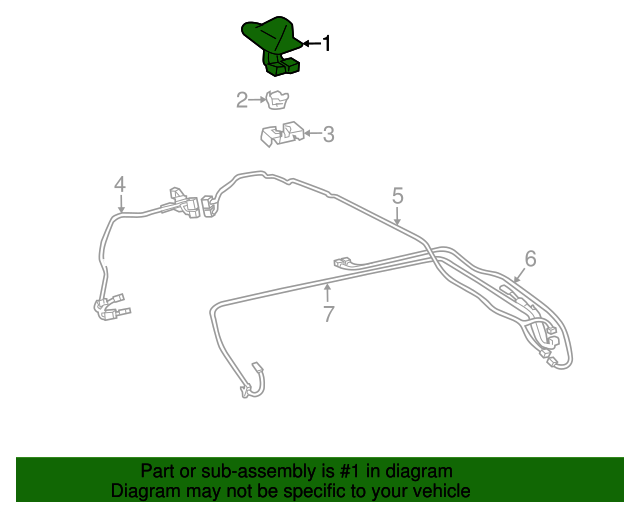 2010-2012 Lexus HS250h Satellite Antenna 86760-75020-C0 | OEM Parts Online