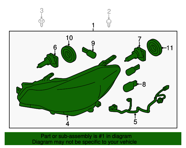 2012-2013 Subaru OEM NEW 12-15 Subaru Impreza XV Crosstrek Base Left ...