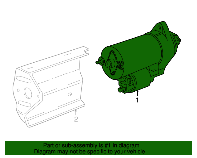 12-41-7-610-344 - Starter Motor 2002-2010 BMW | AutoNationParts.com