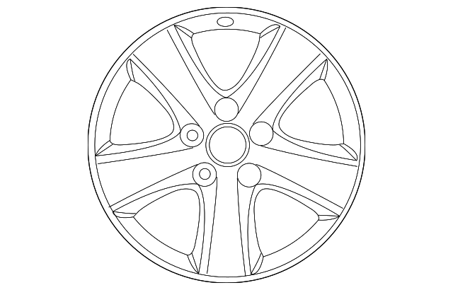 Genuine Toyota Wheel Alloy 17 Inch part# 42611-06540 for 2010-2011 ...