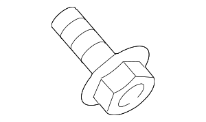 2012-2021 Nissan Front Mount Bracket Bolt 31377-JN00A | GetOEMParts.com