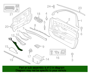 2011-2016 BMW Pull Handle 51-41-7-225-850 | OEM Parts Online