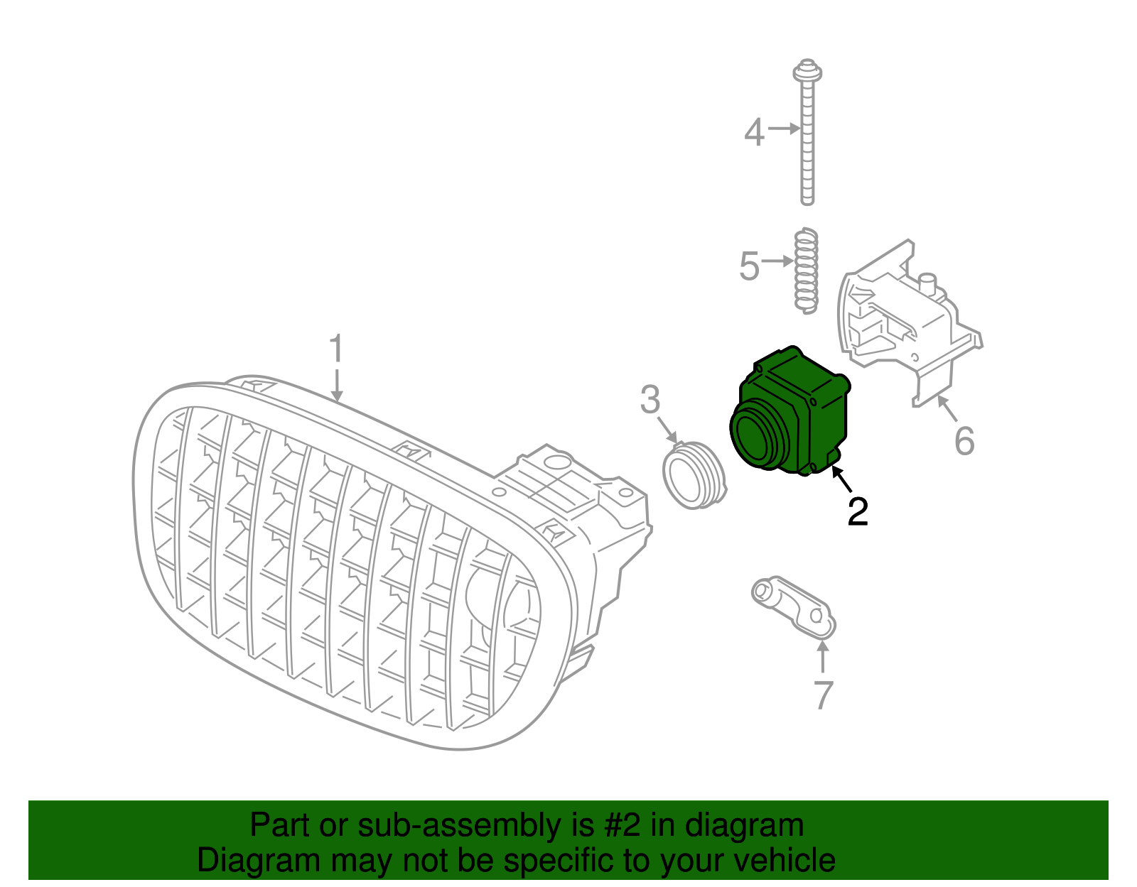 66-54-9-322-653 - Night Vision Camera - 2013-2021 BMW | Buy BMW Parts Now