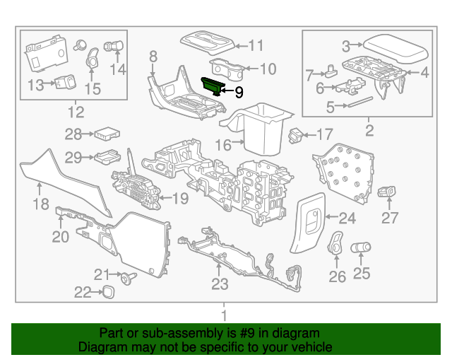 2017-2021 GM Shift Indicator 84160718 | GMPartsDirect.com