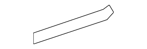 2015-2018 Toyota Yaris Frame Molding 75737-0D010 | Toyota Parts Center