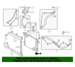 25336-2F650 - Radiator Assembly Lower Insulator 2016-2023 Kia | Kia ...