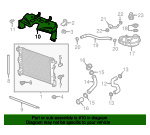 2017-2020 Chevrolet Trax Upper Radiator Air Baffle 42421820 GM ...