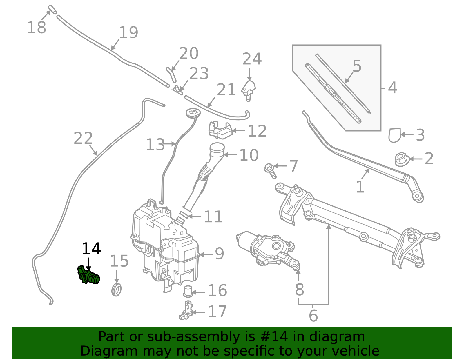 DGH9-67-482 - Washer Pump - 2020 Mazda CX-30 | Mazda Parts Factor