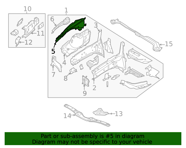 2012-2023 Ford Upper Rail CP9Z-16185-A | OEM Parts Online