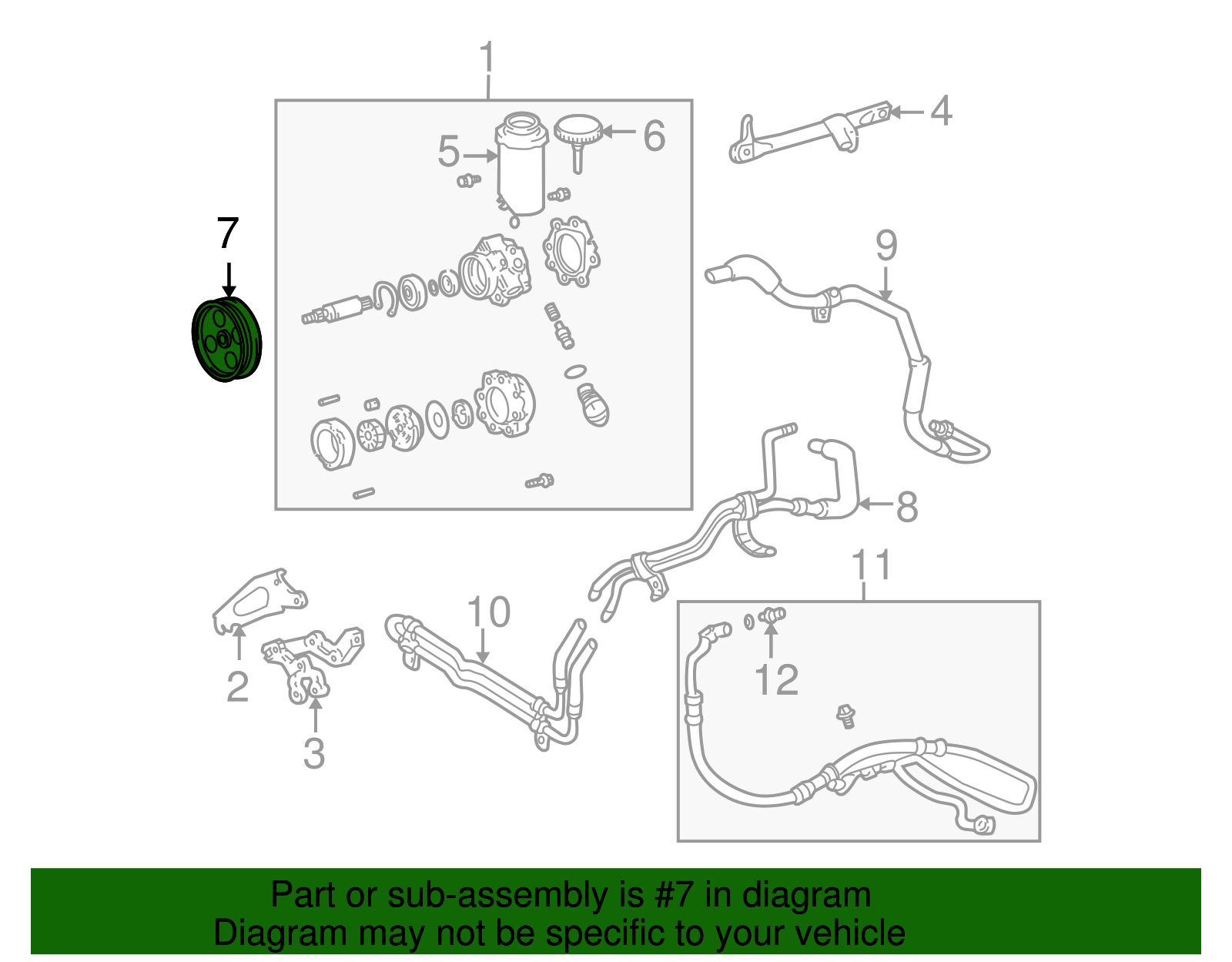 1992-2005 Lexus Pulley 44311-22091 | OEM Parts Online