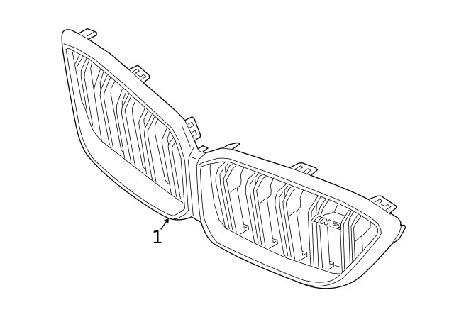 51135a386b3 - 2019-2021 BMW M2 Grille (51-13-5-A38-6B3) | BMW of South ...