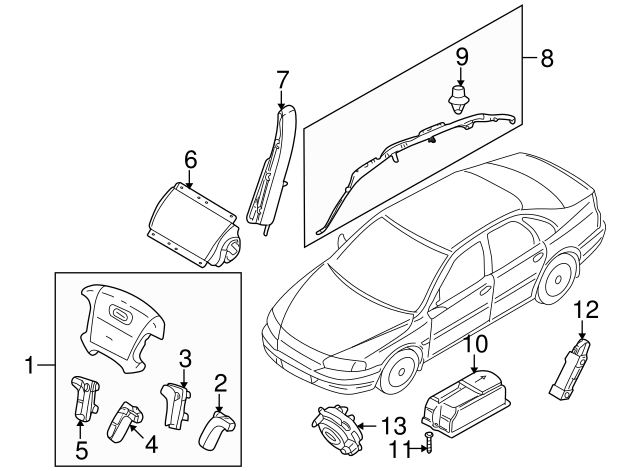 2005-2014 Volvo Clock Spring 31313083 | OEM Parts Online