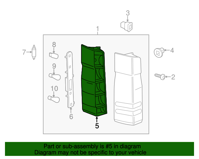 906-820-27-64 - Tail Lamp Assembly 2010-2018 Mercedes-Benz | Mercedes ...