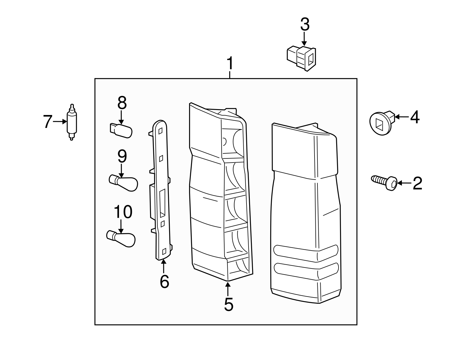 2010-2018 Mercedes-Benz Tail Lamp Assembly 906-820-26-64 | MB Parts Center