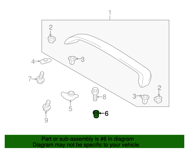 1993-2020 Toyota Guide Grommet 90189-06148 | Toyota Parts Center