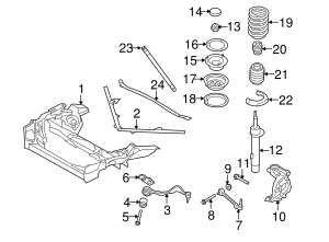 31-31-6-796-155 - Suspension Strut 2009-2013 BMW | Braman BMW & MINI Parts