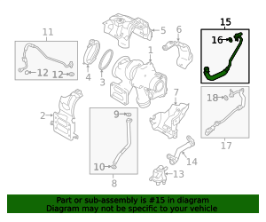 2018-2023 Land Rover Water Return Tube LR094410 | OEM Parts Online
