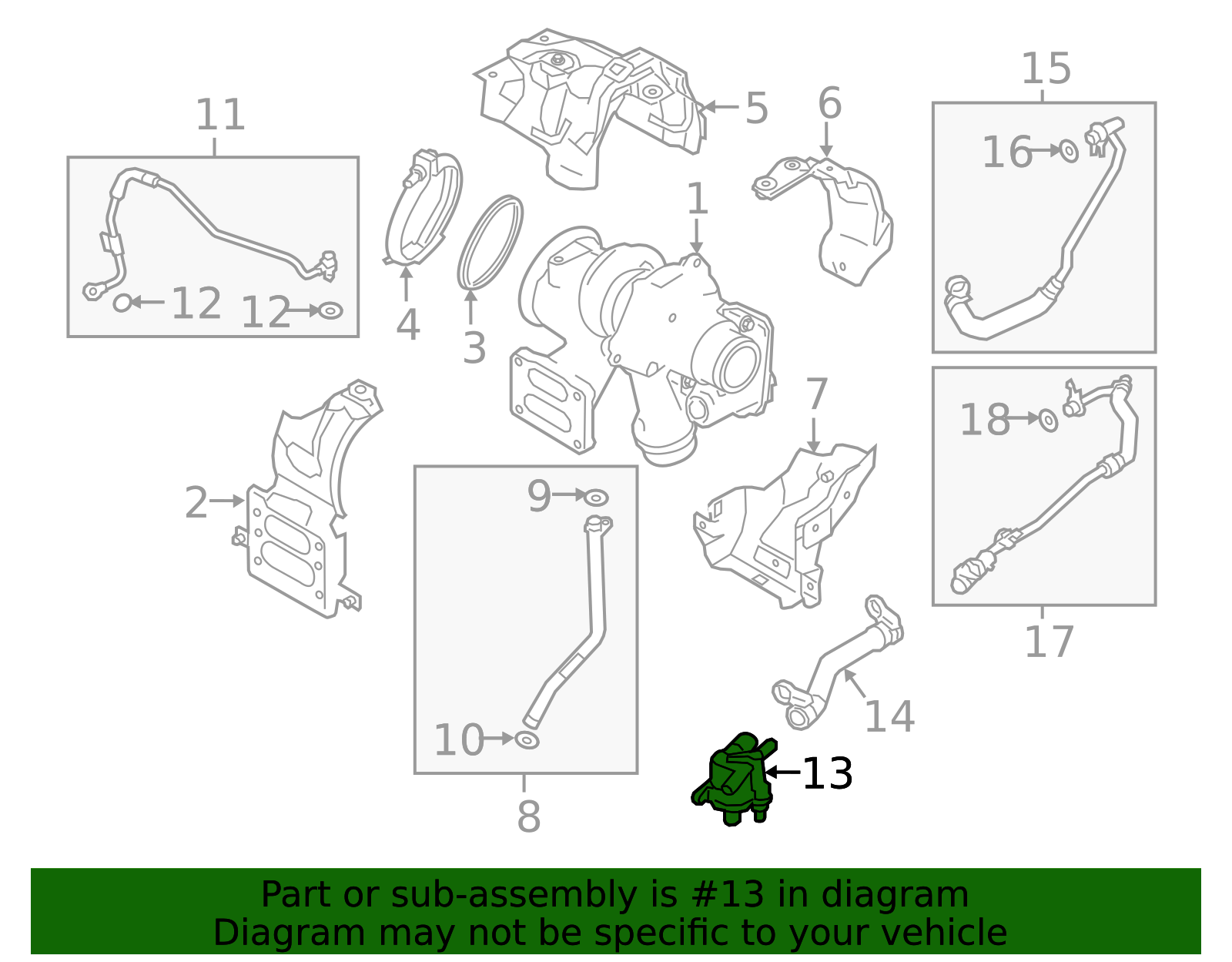 Genuine OEM Water Separator Part# LR181892 Fits 2018-2023 Land Rover ...
