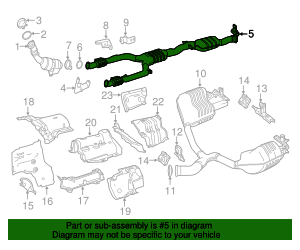 238-490-07-21 - Exhaust Muffler 2018-2020 Mercedes-Benz | Mercedes-Benz ...