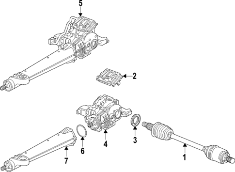 Rear Axle for 2022 Chevrolet Traverse | GM Parts Center