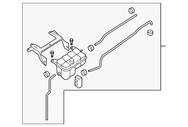 2012-2021 Nissan Reservoir Assembly 21710-1PE1A | Parts for Nissans